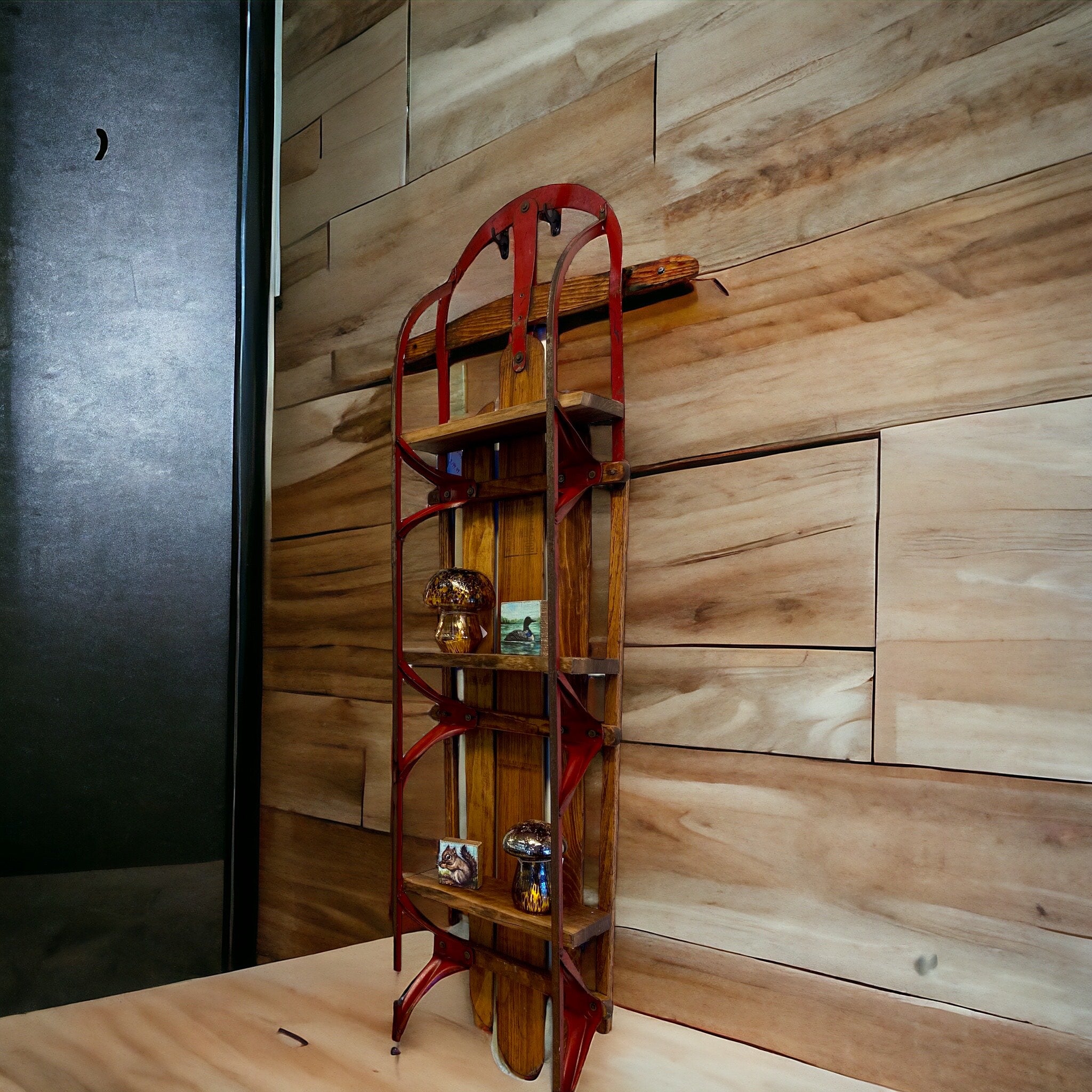 Vintage Sled Shelf | The Big Moose Furniture Outlet